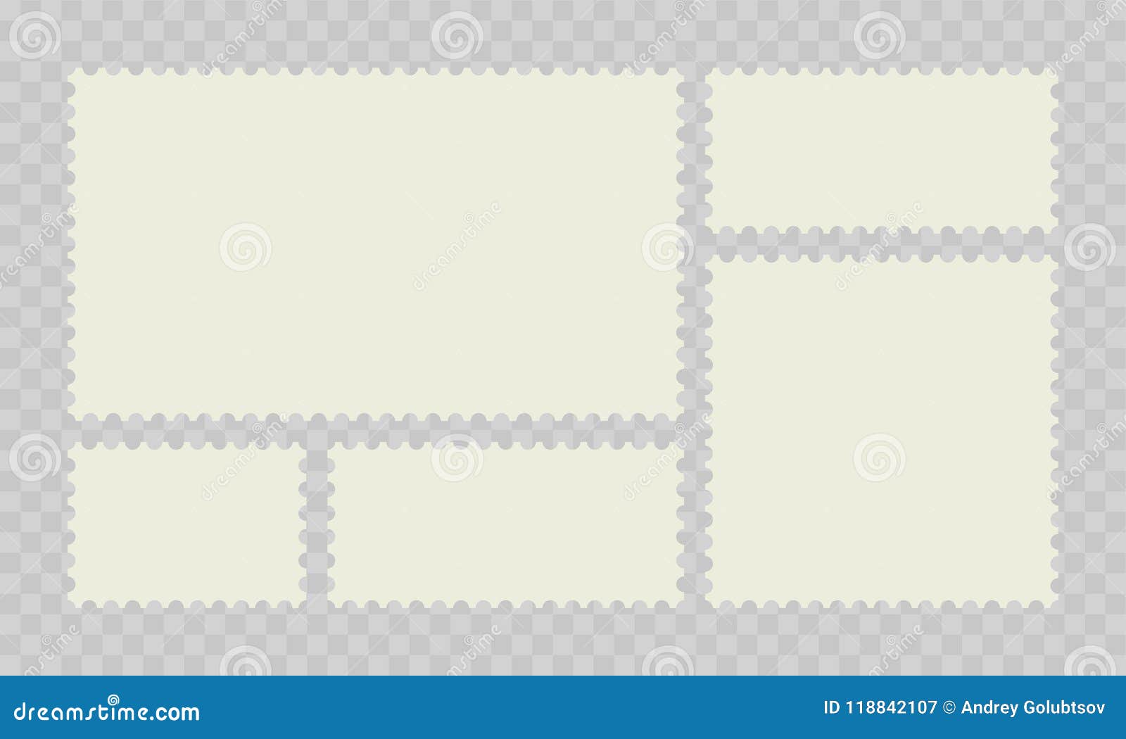 Postage Stamp Vector Post or Postcards Stock Vector - Illustration of ...