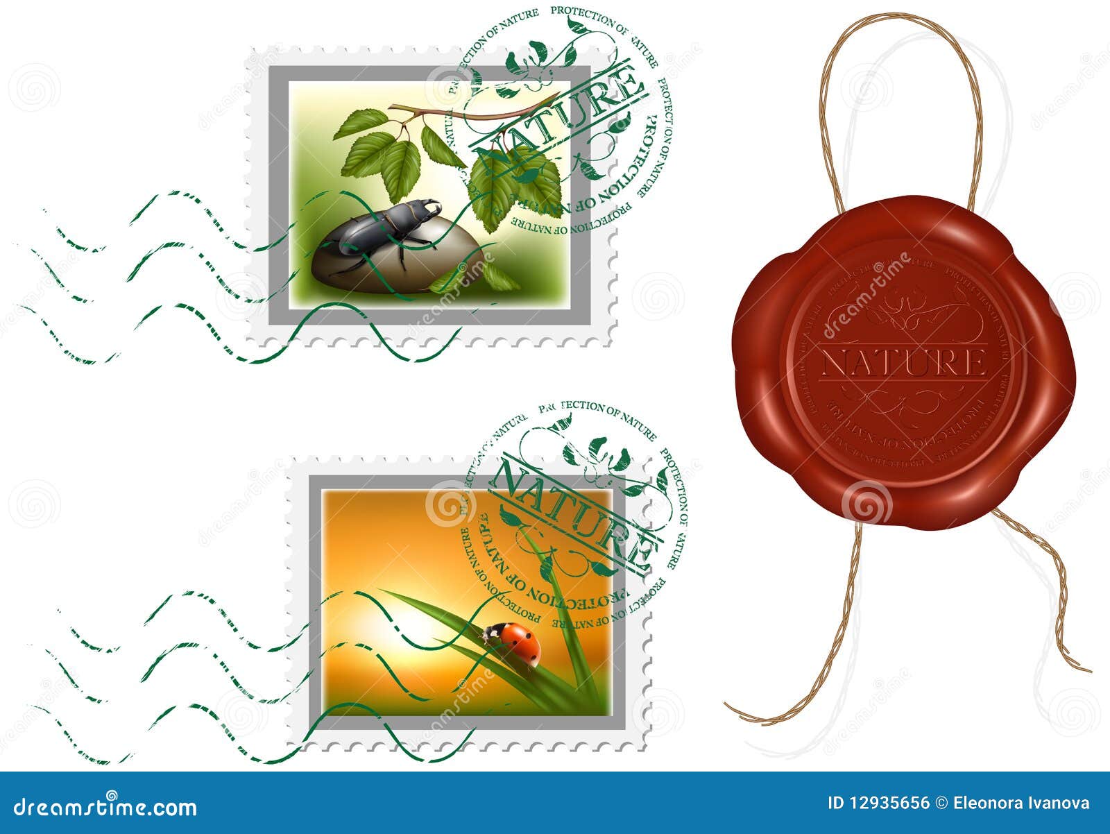 Postage Seal Stock Illustrations – 12,108 Postage Seal Stock ...