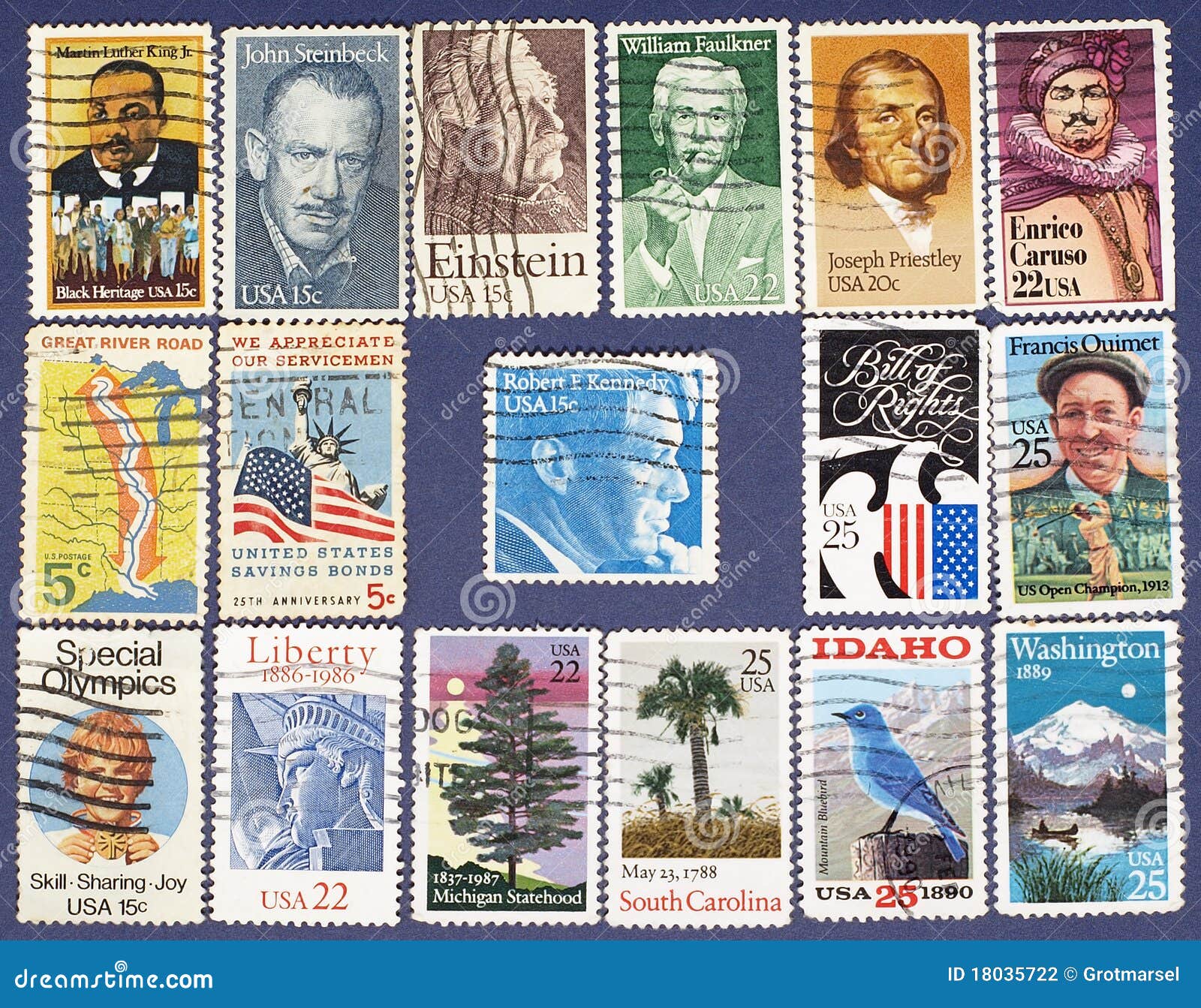 Postage stamps. editorial photography. Image of collect - 18035722