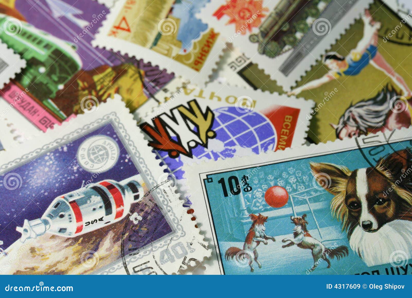 Postage stamps editorial stock image. Image of pile, stamp - 4317609
