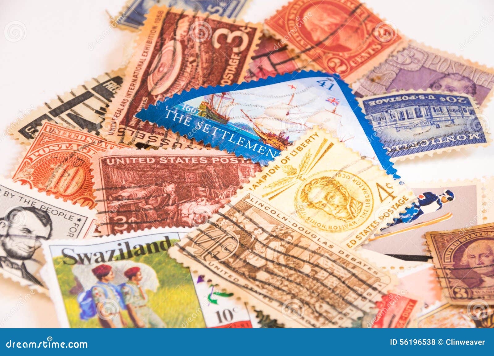 Postage Stamps editorial stock photo. Image of documents - 56196538