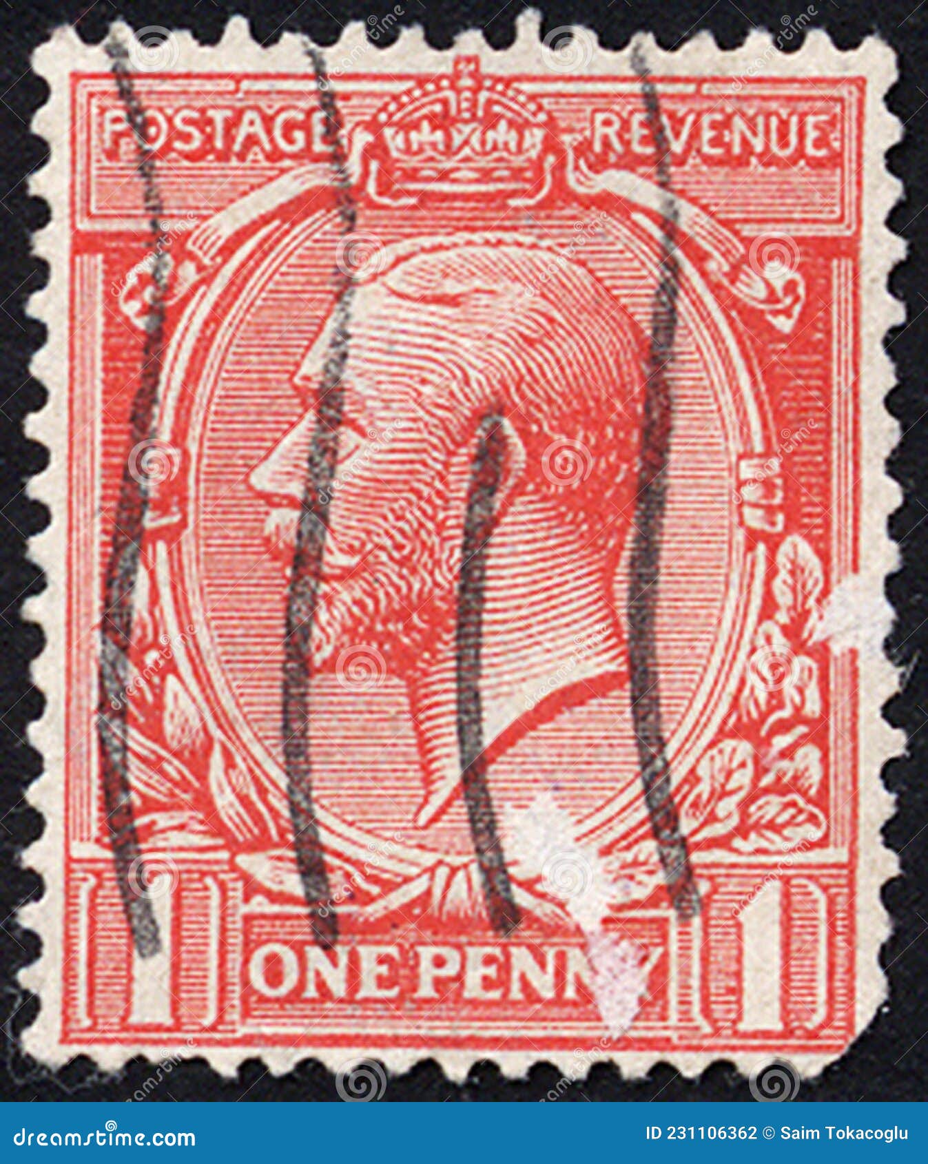 Postage Stamps of the England. Editorial Photography - Image of used ...