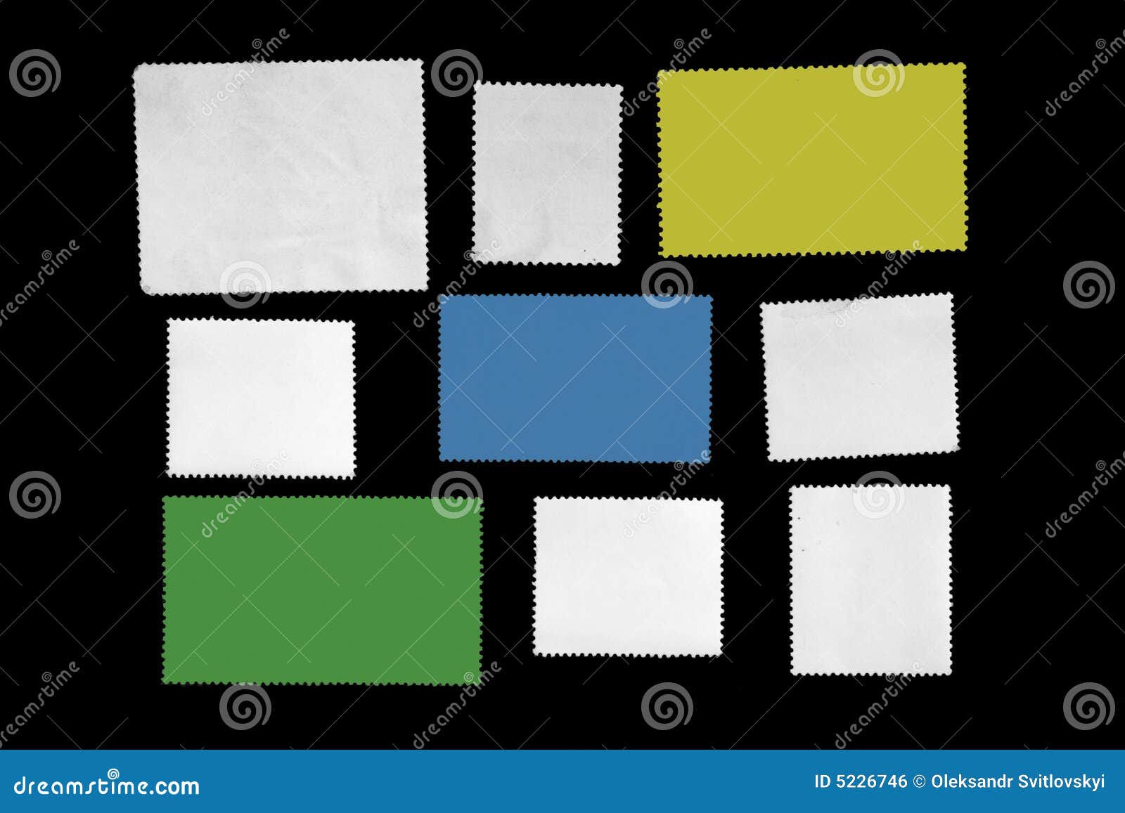 Postage stamps frame stock photo. Image of sending, postage - 5226746