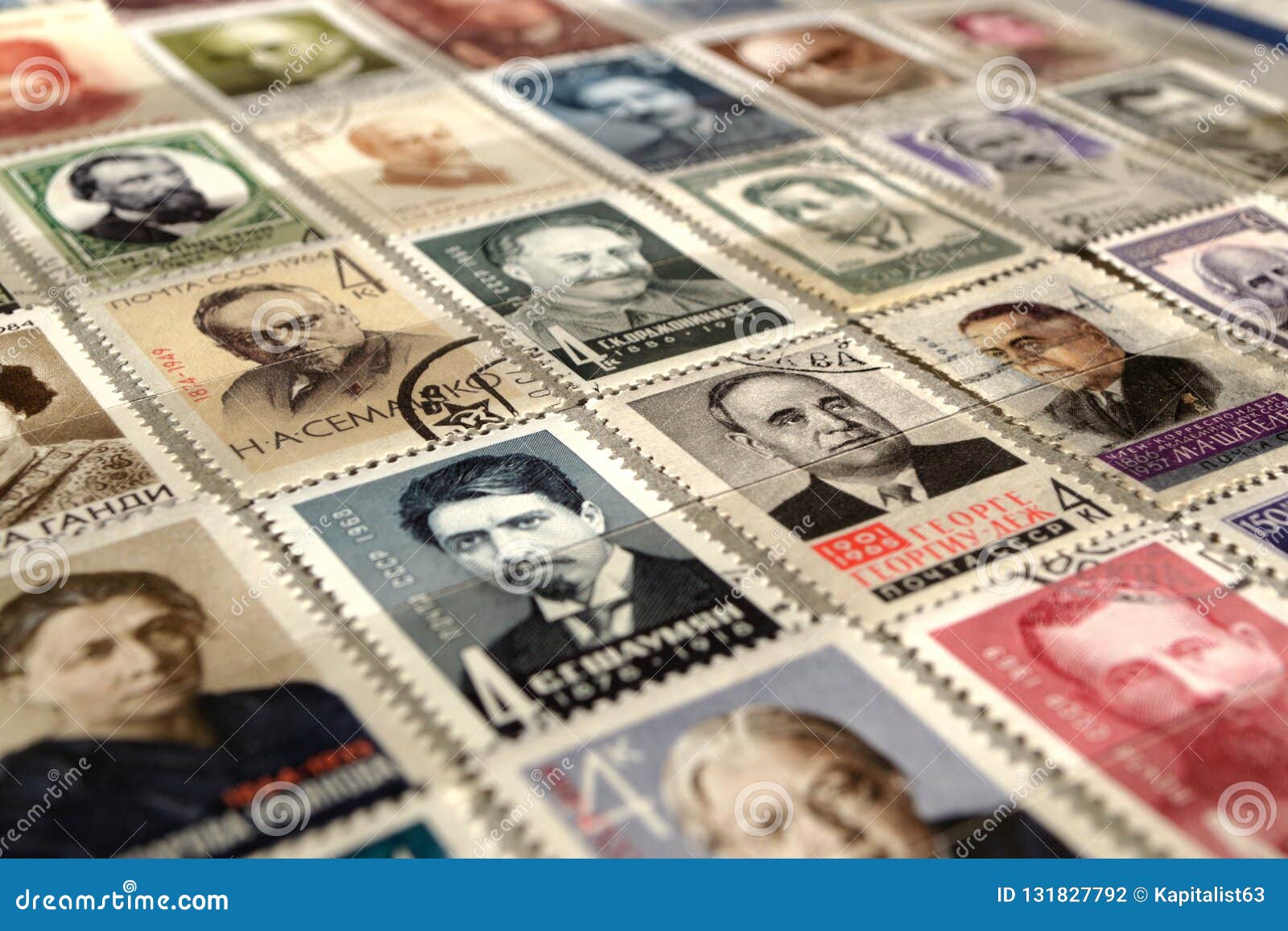 Postage Stamps with the Image of Outstanding Figures of the Soviet ...