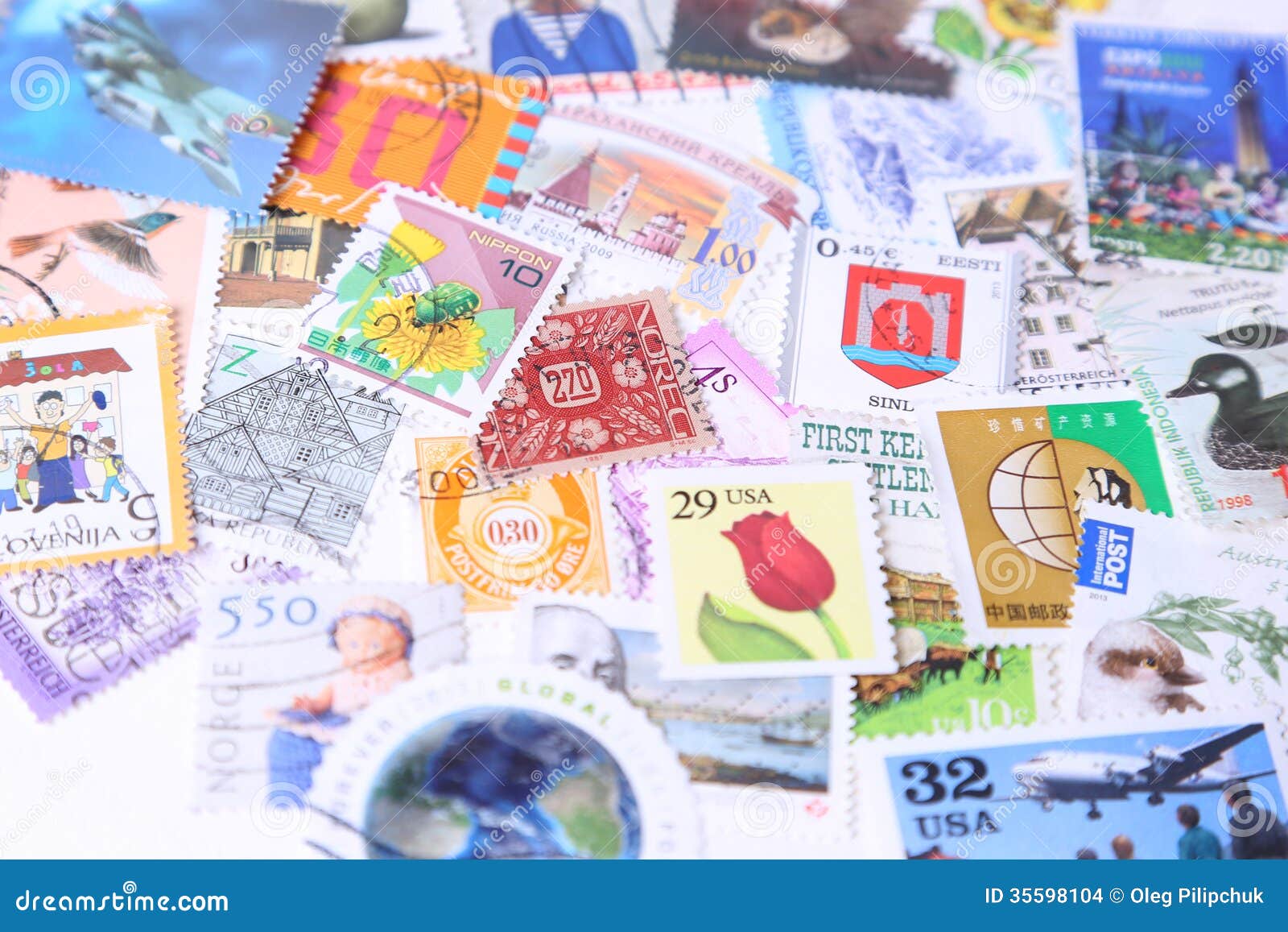 Postage stamps editorial stock image. Image of australia - 35598104