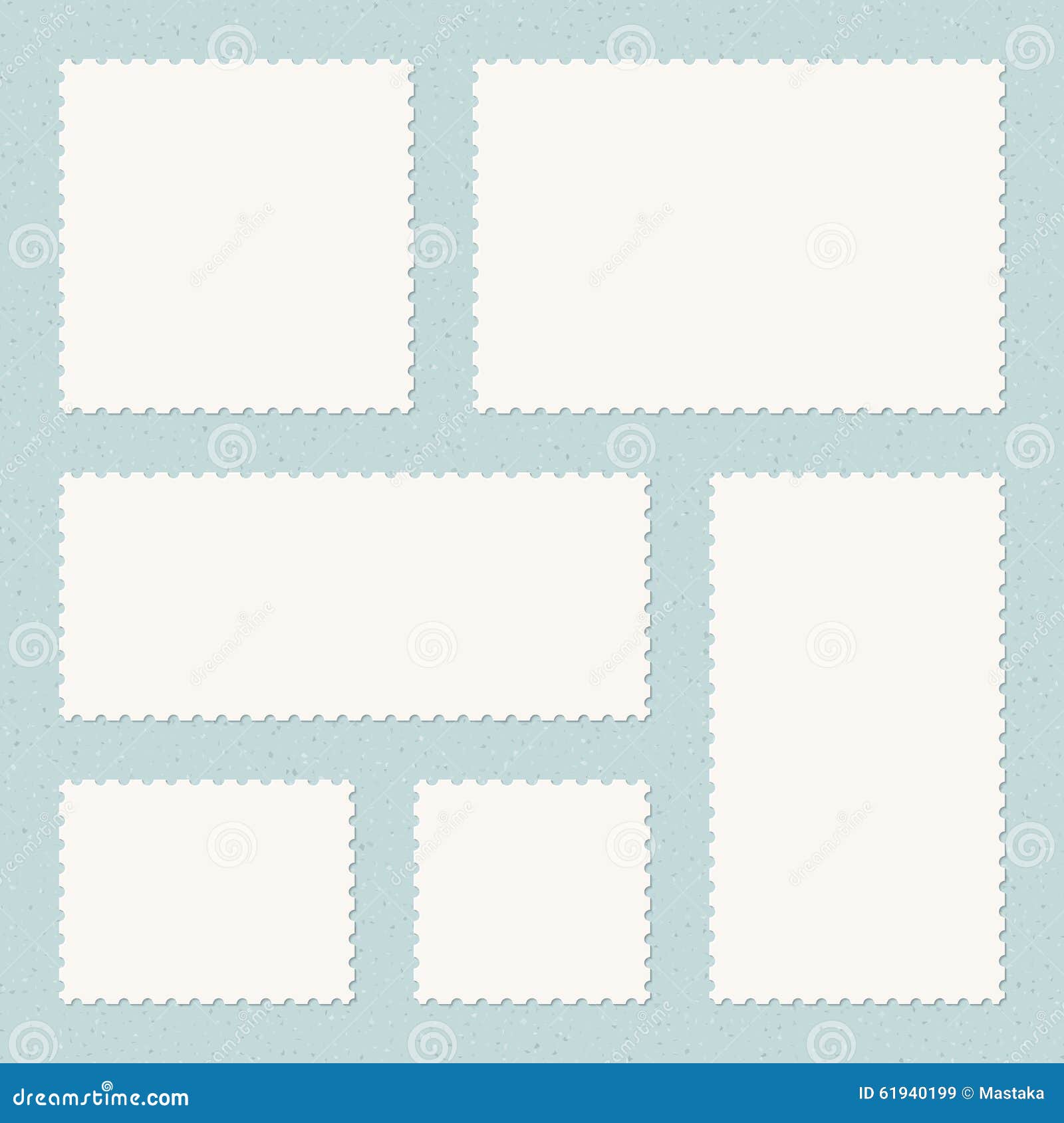 Postage Stamps Templates stock vector. Illustration of empty - 61940199