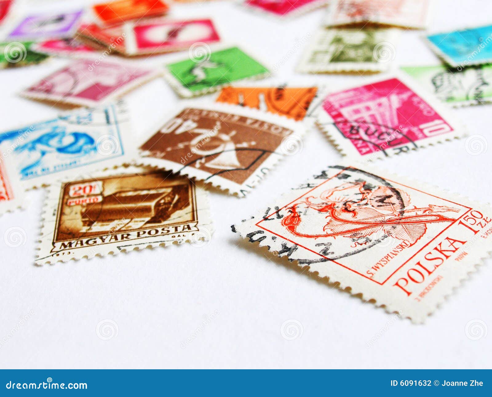Old Postage Stamps Editorial Photo | CartoonDealer.com #4112301