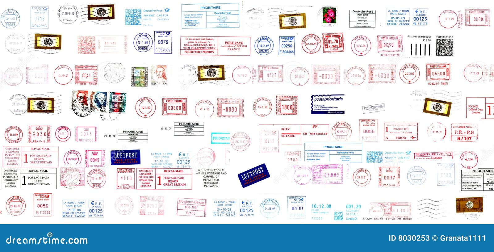 Postage Meter Devices Greatly Facilitate Business Matters Vector ...