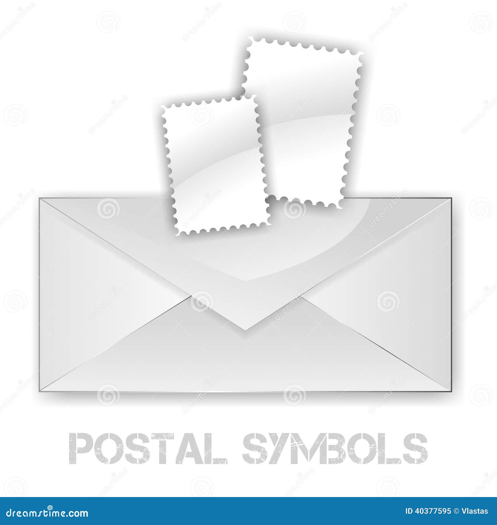 Postage Symbols stock vector. Illustration of postal - 40377595