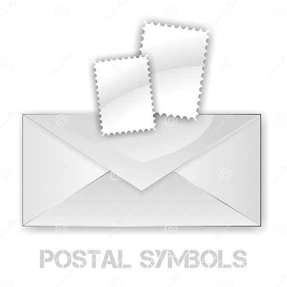 Postage Symbols stock vector. Illustration of postal - 40377595