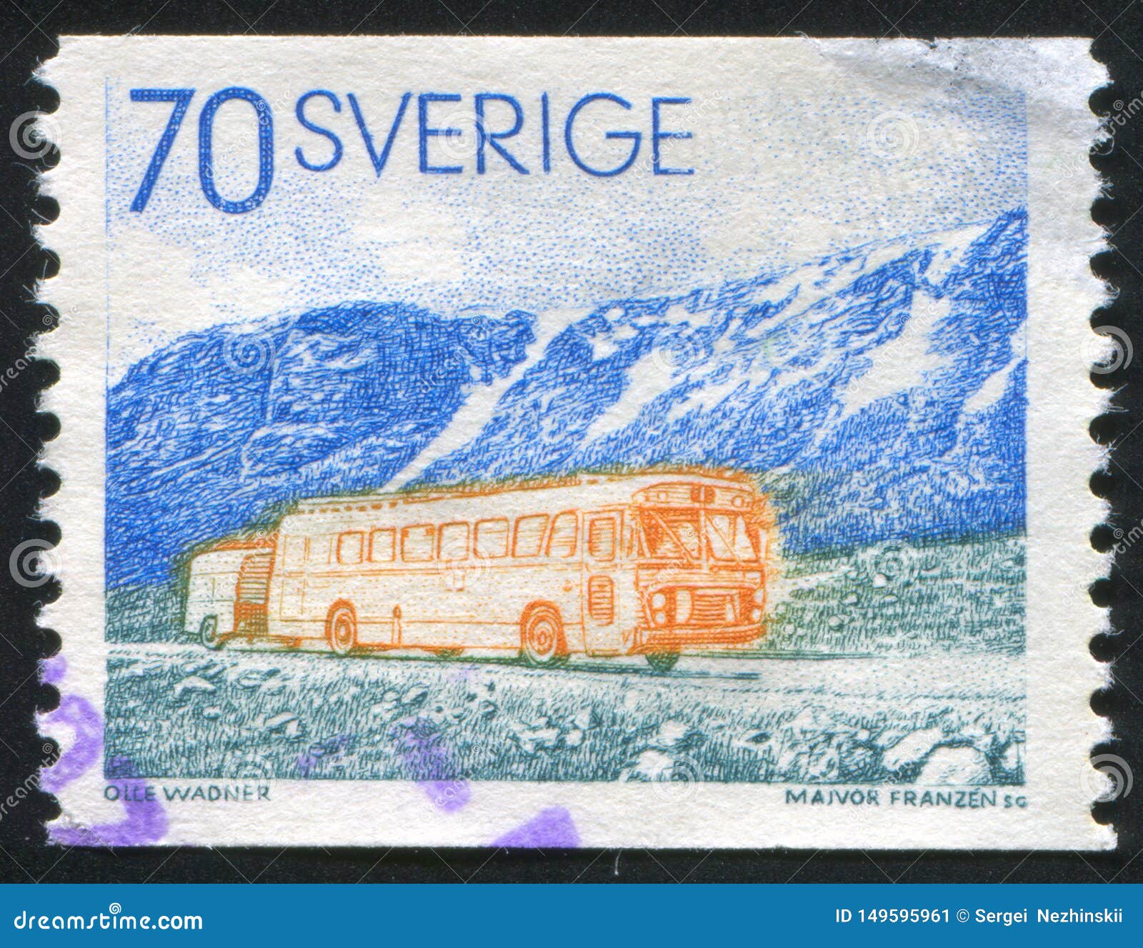 Postal autobus editorial photo. Image of postcard, 1973 - 149595961