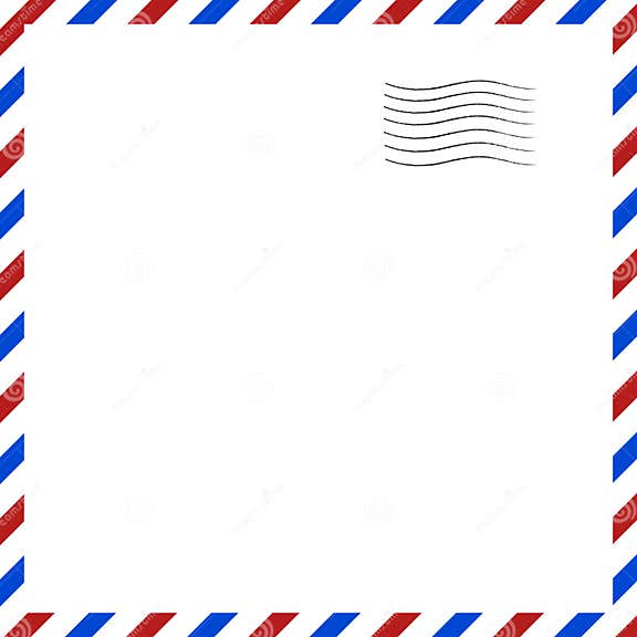 Postal Background. Vector Illustration Stock Vector - Illustration of ...