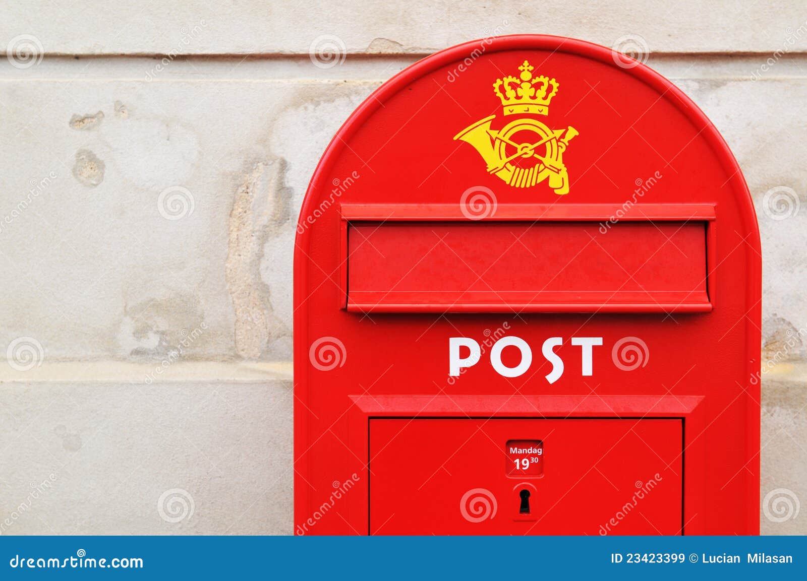 Postal box stock image. Image of sending, design, delivering - 23423399