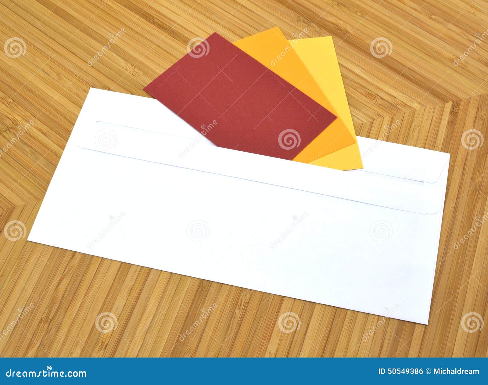 Postal Envelope with Post-it Stock Photo - Image of correspondence ...