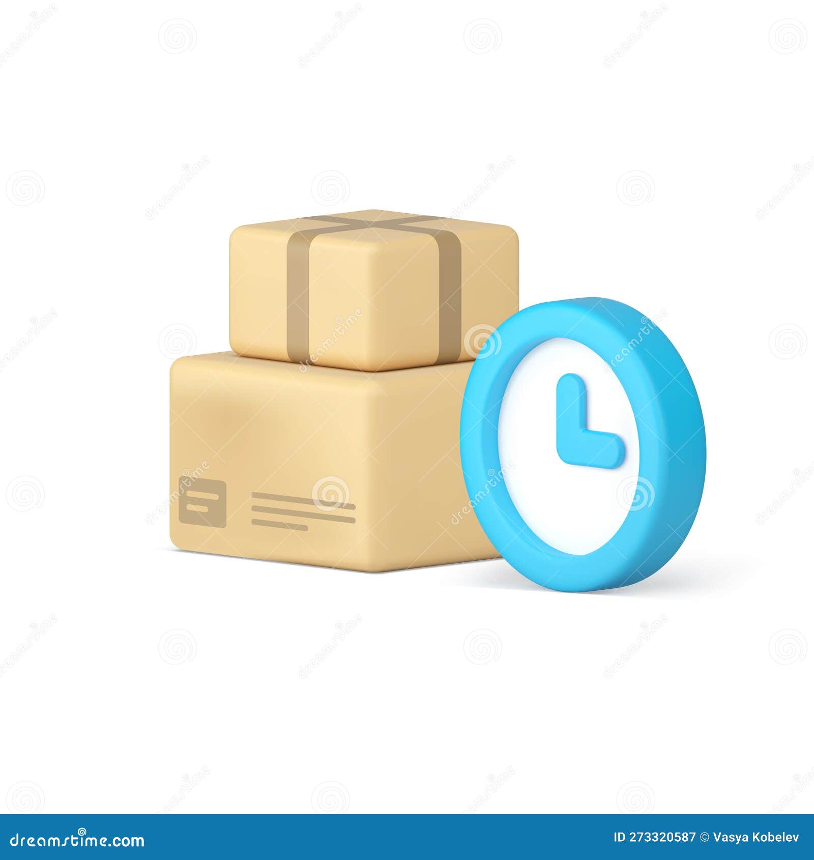 Postal Parcel Express Delivery Cardboard Box Logistic Distribution ...