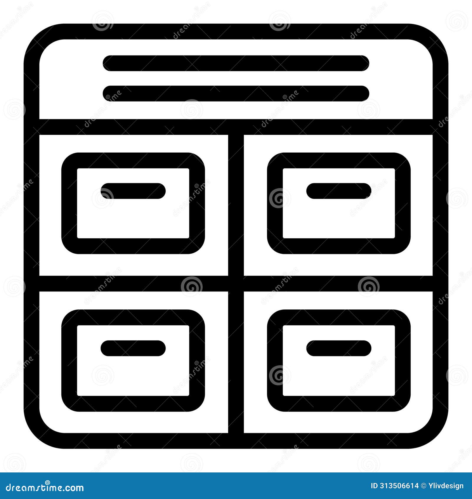 Postal Parcel Locker Icon Outline Vector. Automated Post Box Stock ...