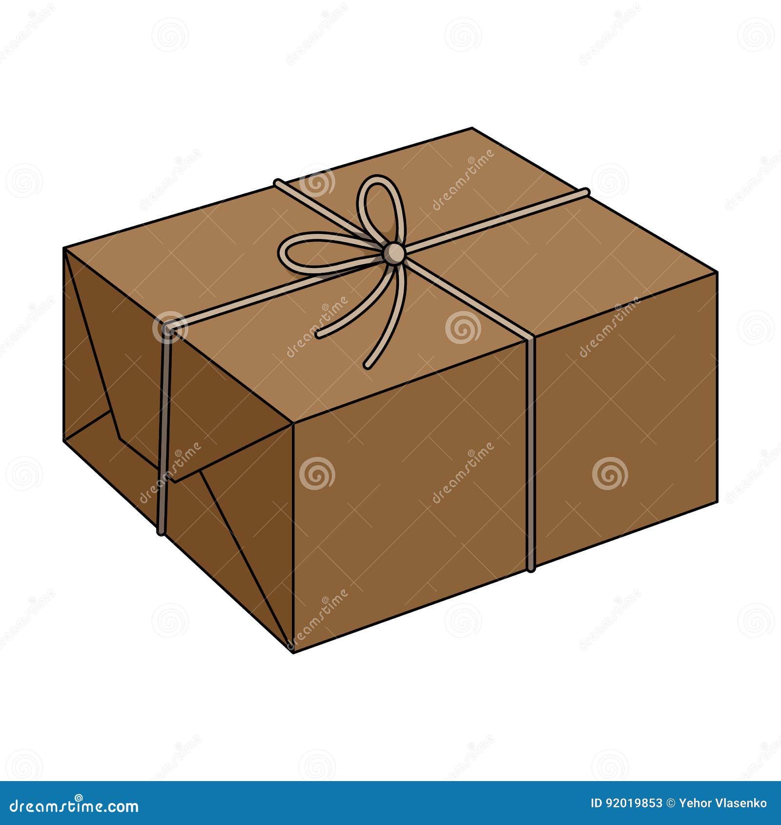 Postal Parcel.Mail and Postman Single Icon in Cartoon Style Vector ...