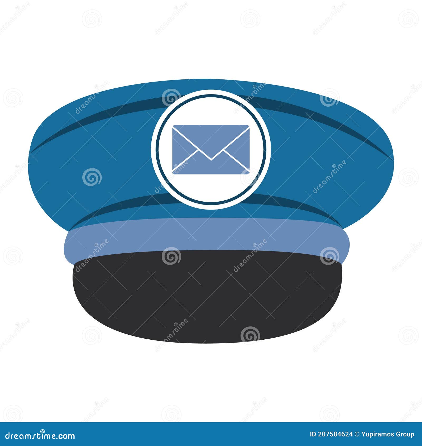 Postal Service, Cap Uniform Mail Courier Delivery Related Stock Vector ...