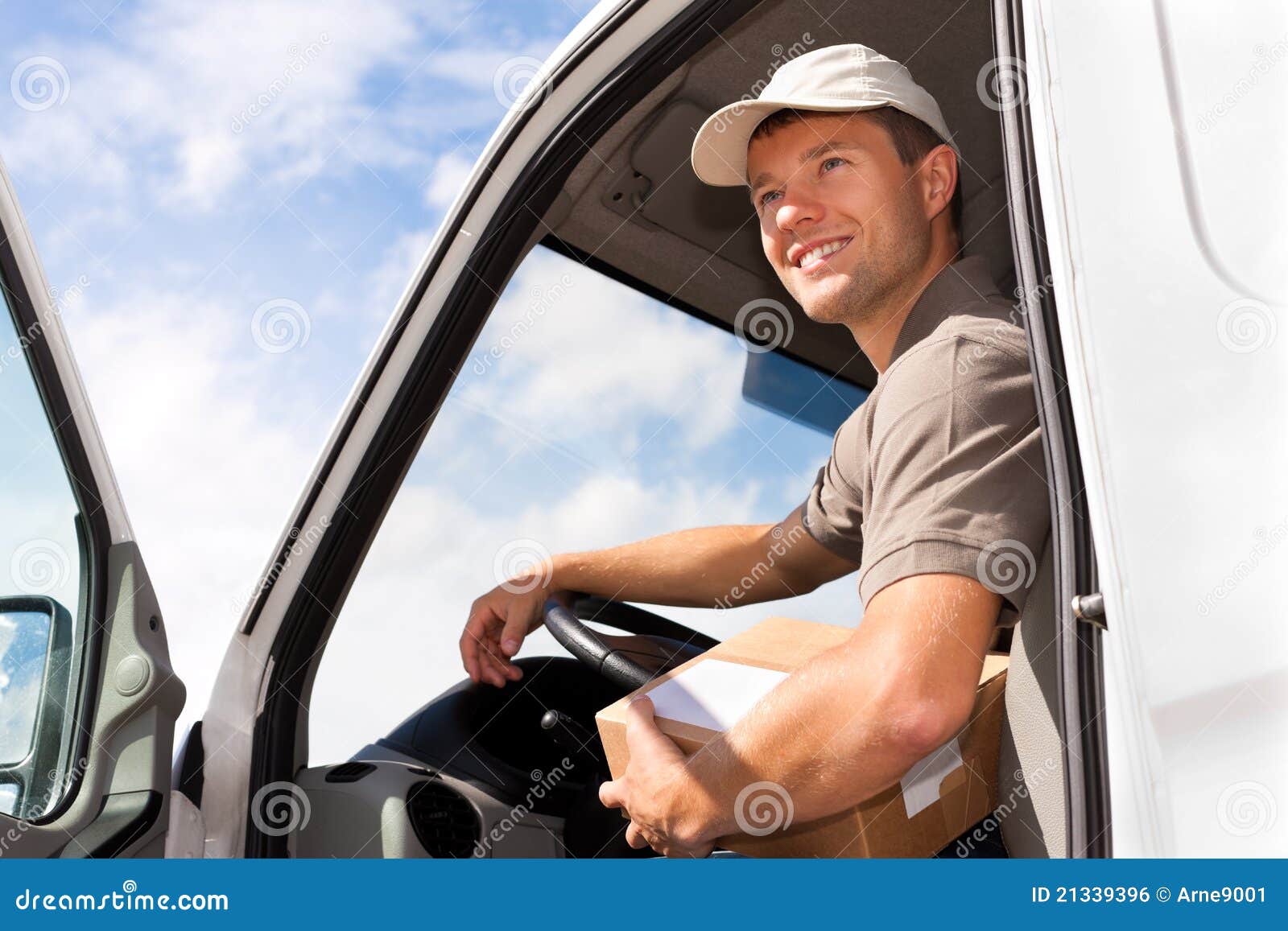 Postal Service - Delivery of a Package Stock Photo - Image of mailing ...
