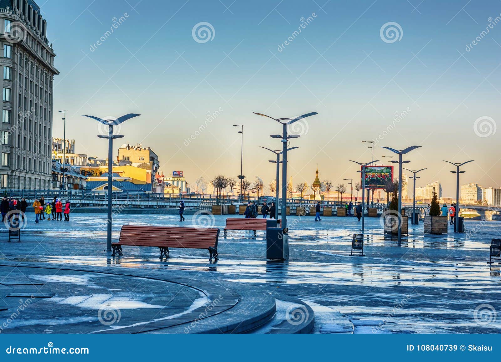 Postal Square in Kiev, Ukraine . Editorial Stock Image - Image of ...