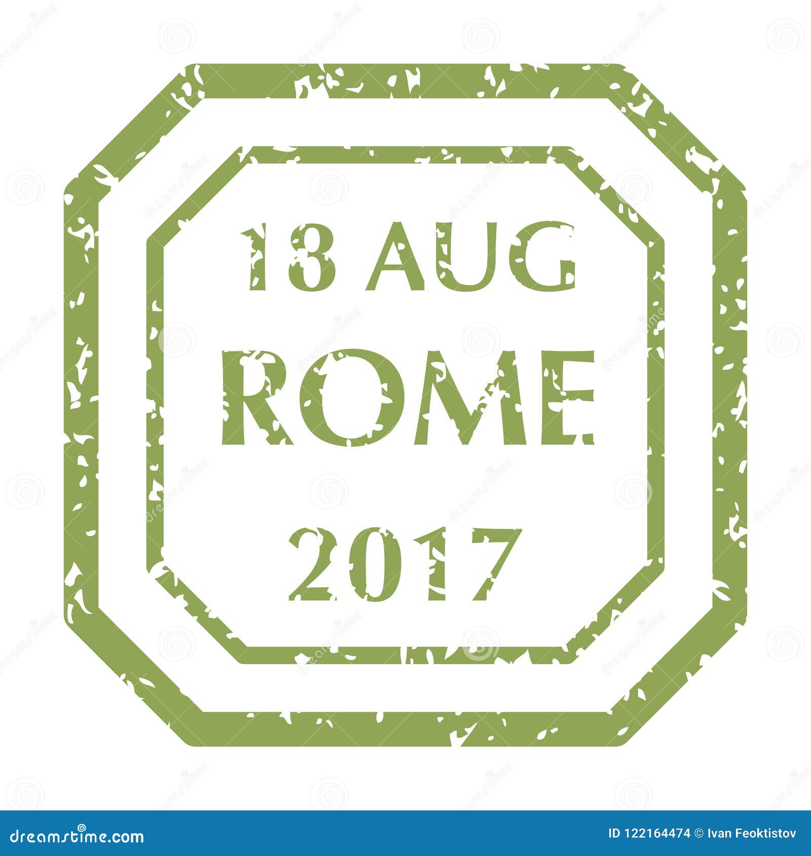 Postal Stamp from Rome stock vector. Illustration of aged - 122164474