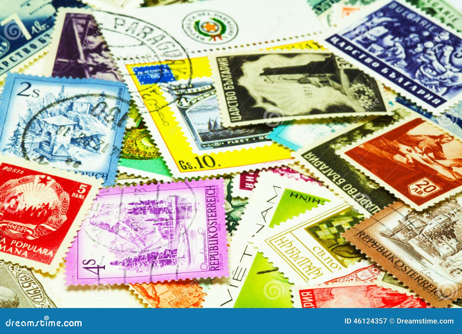 Postal stamps editorial photography. Image of ornate - 46124357