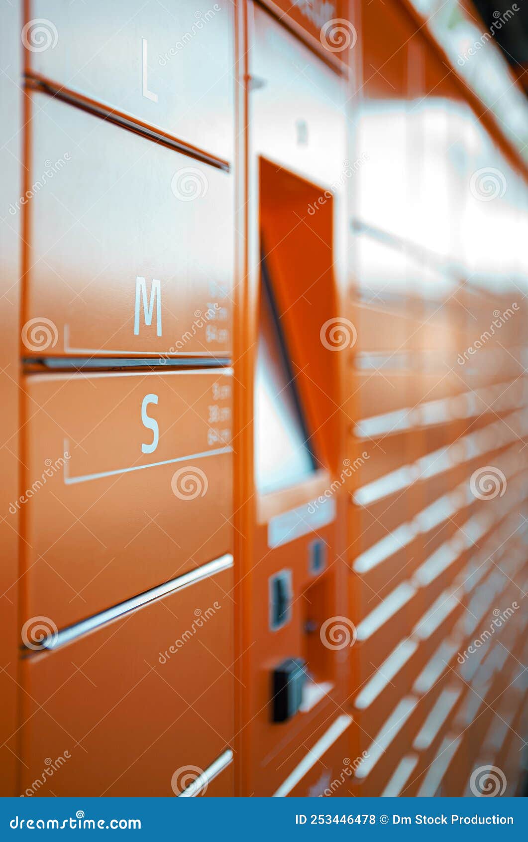 Postal terminal stock photo. Image of package, container - 253446478