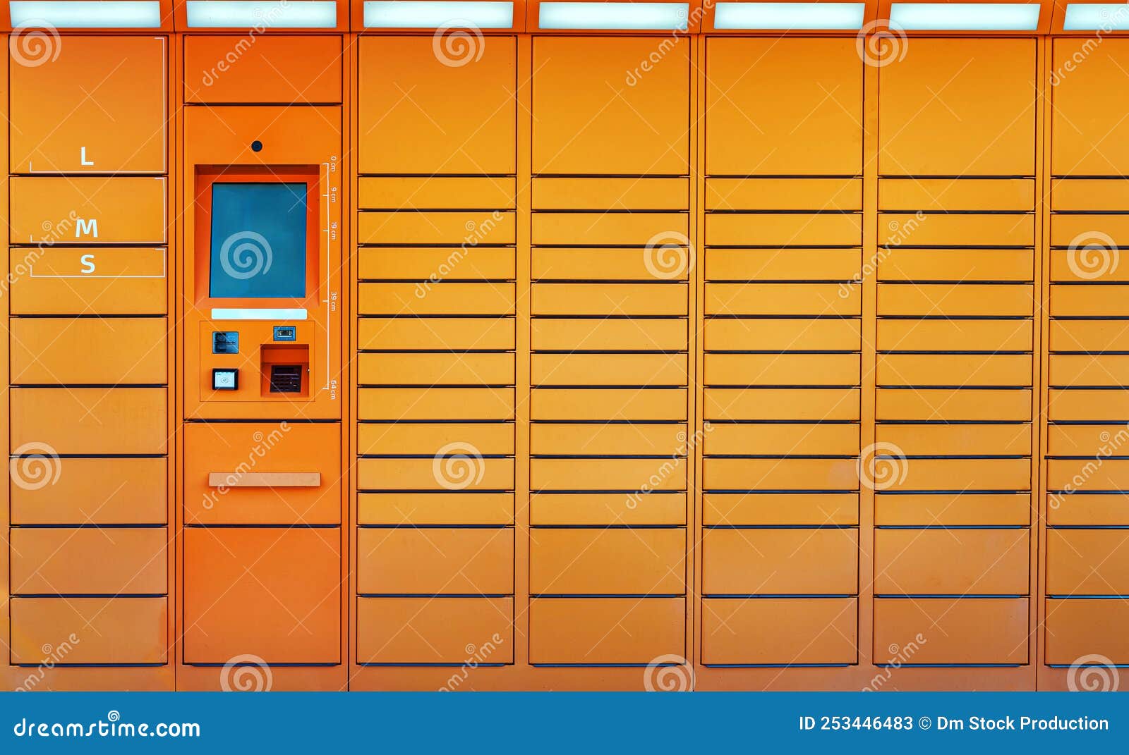 Postal terminal stock image. Image of fast, parcel, package - 253446483