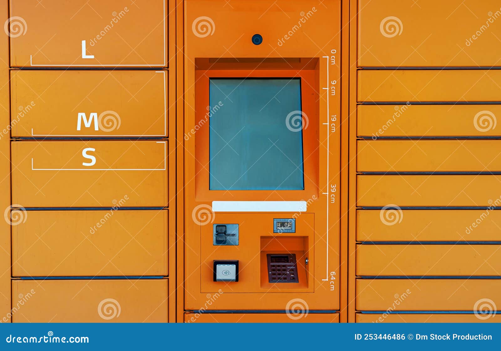 Postal terminal stock photo. Image of post, container - 253446486