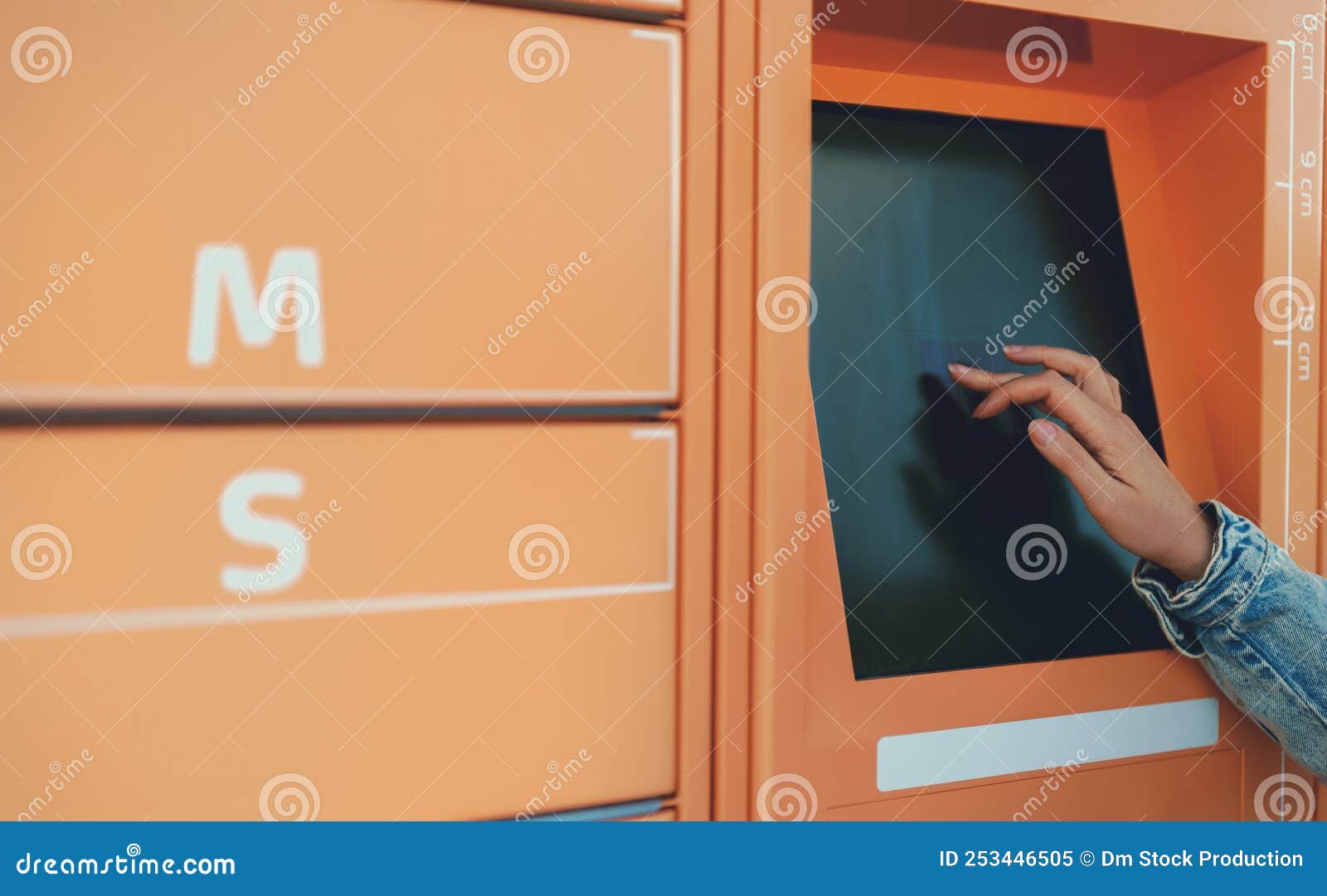 Postal Terminal for Automatic Delivery Stock Image - Image of ...