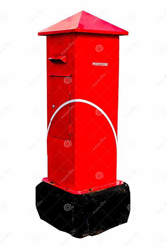 Postbus stock afbeelding. Image of stijl, brief, pijler - 46504965