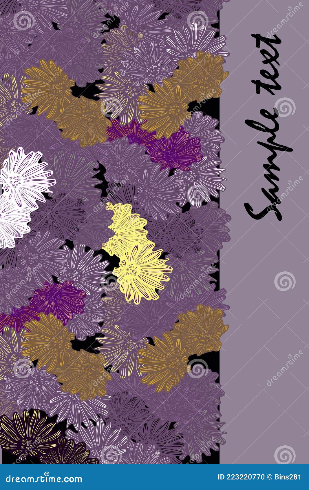 Postcard for Congratulations, Invitations. Summer. Stock Illustration ...