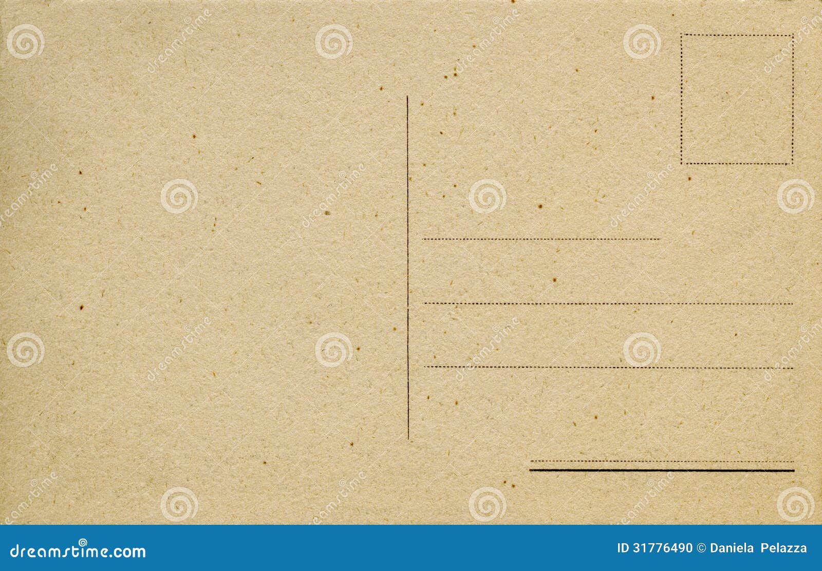 Postcard stock photo. Image of pattern, reverse, mail - 31776490