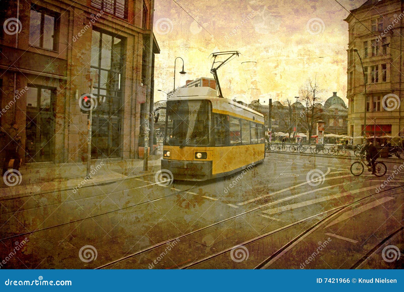 Postcard from Germany (series) Stock Photo - Image of street ...