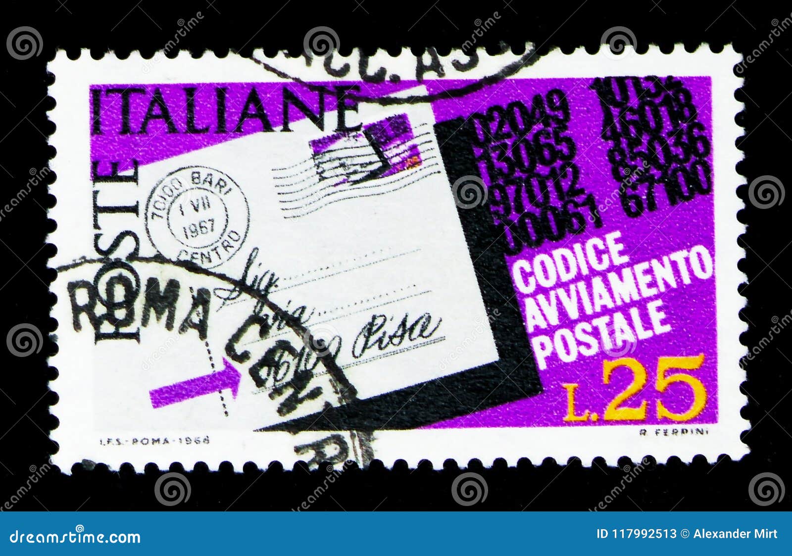 Postcard Highlighted the Postcode, Introduction of Postal Code S ...
