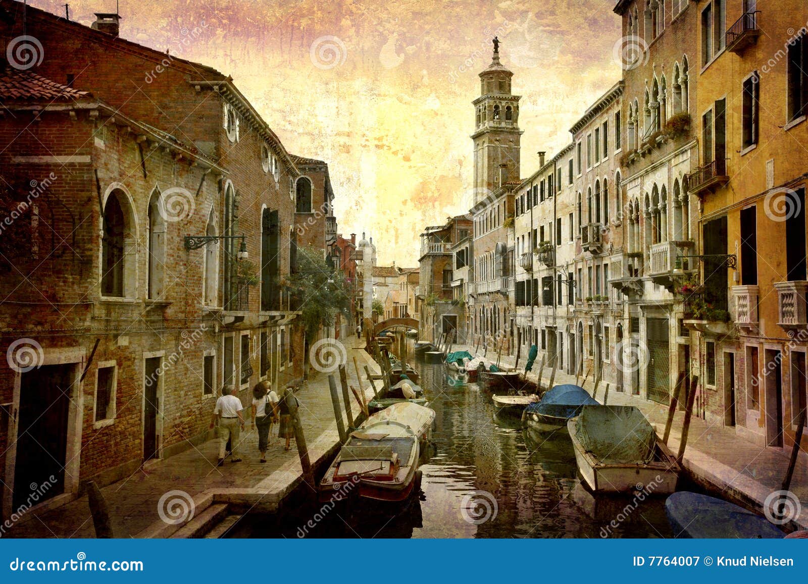 Postcard from Italy (series) Stock Image - Image of venice, canal: 7764007
