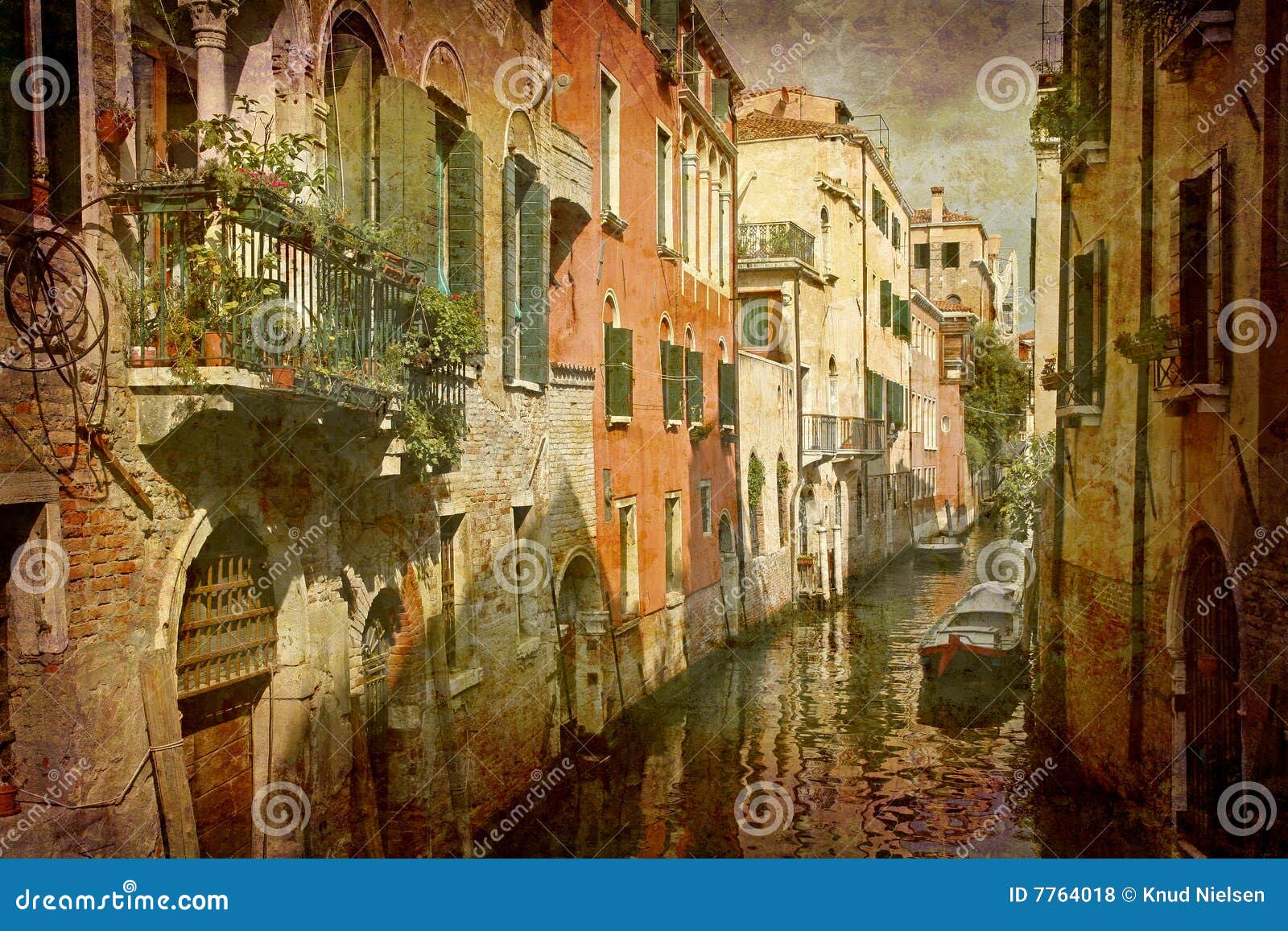 Postcard from Italy (series) Stock Photo - Image of humid, venice: 7764018