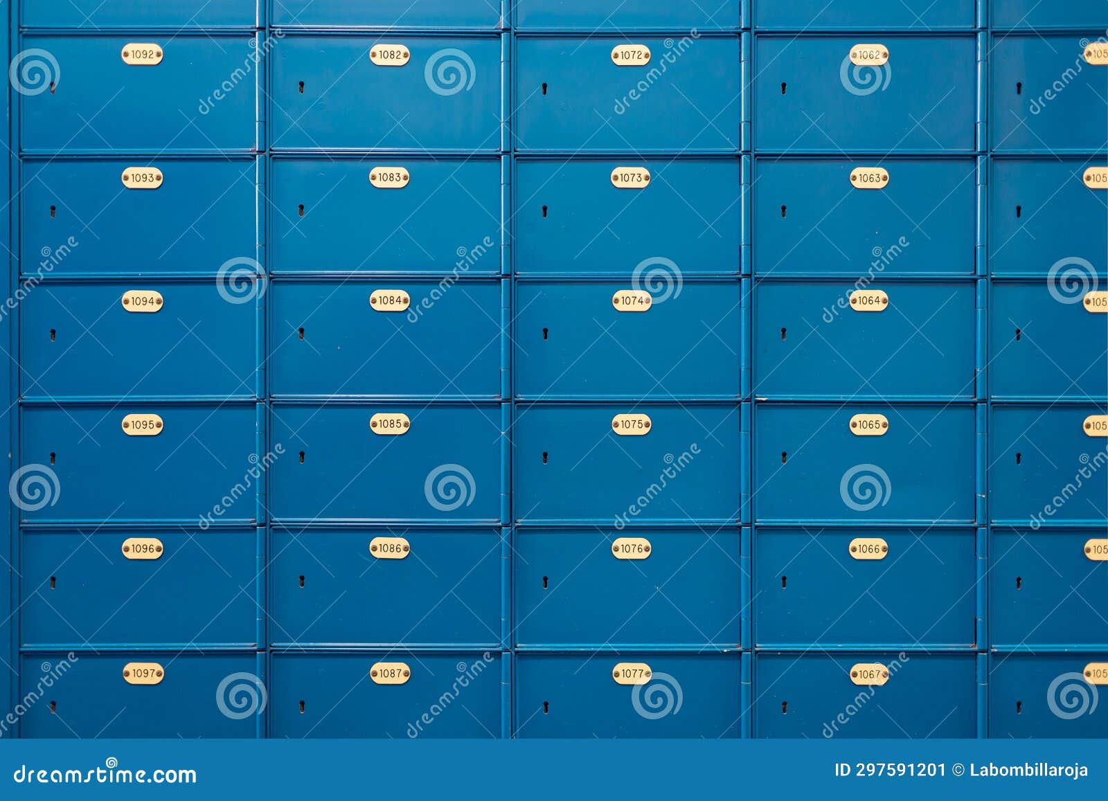 Postcode lockers stock image. Image of security, shelf - 297591201