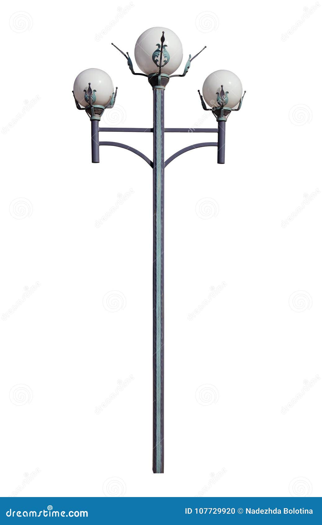 Poste De Luz Da Rua, Isolado Foto de Stock - Imagem de cidade, lanterna ...