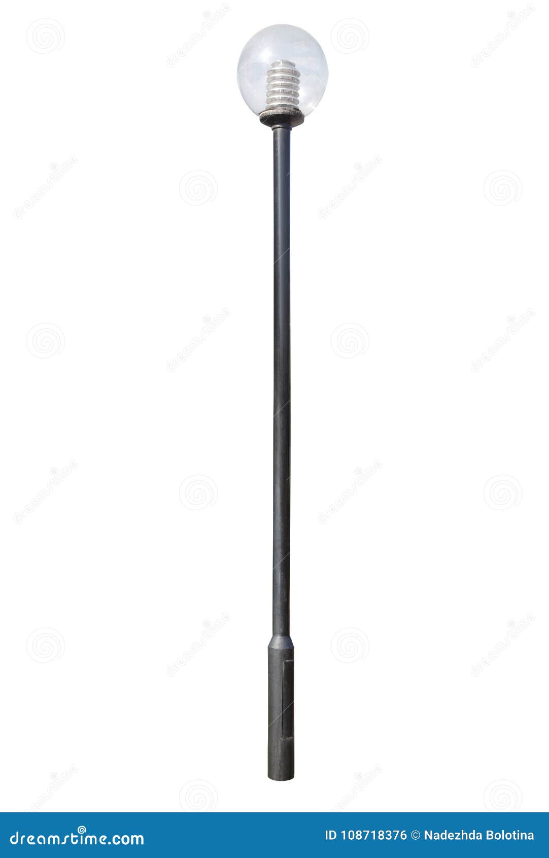 Poste De Luz Da Rua, Isolado Foto de Stock - Imagem de eletricidade ...