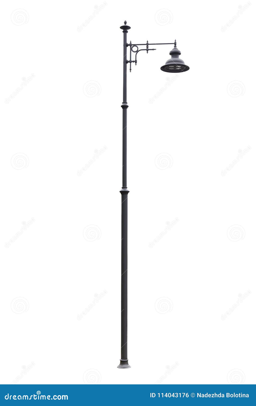 Poste De Luz Da Rua, Isolado Foto de Stock - Imagem de urbano, lâmpada ...