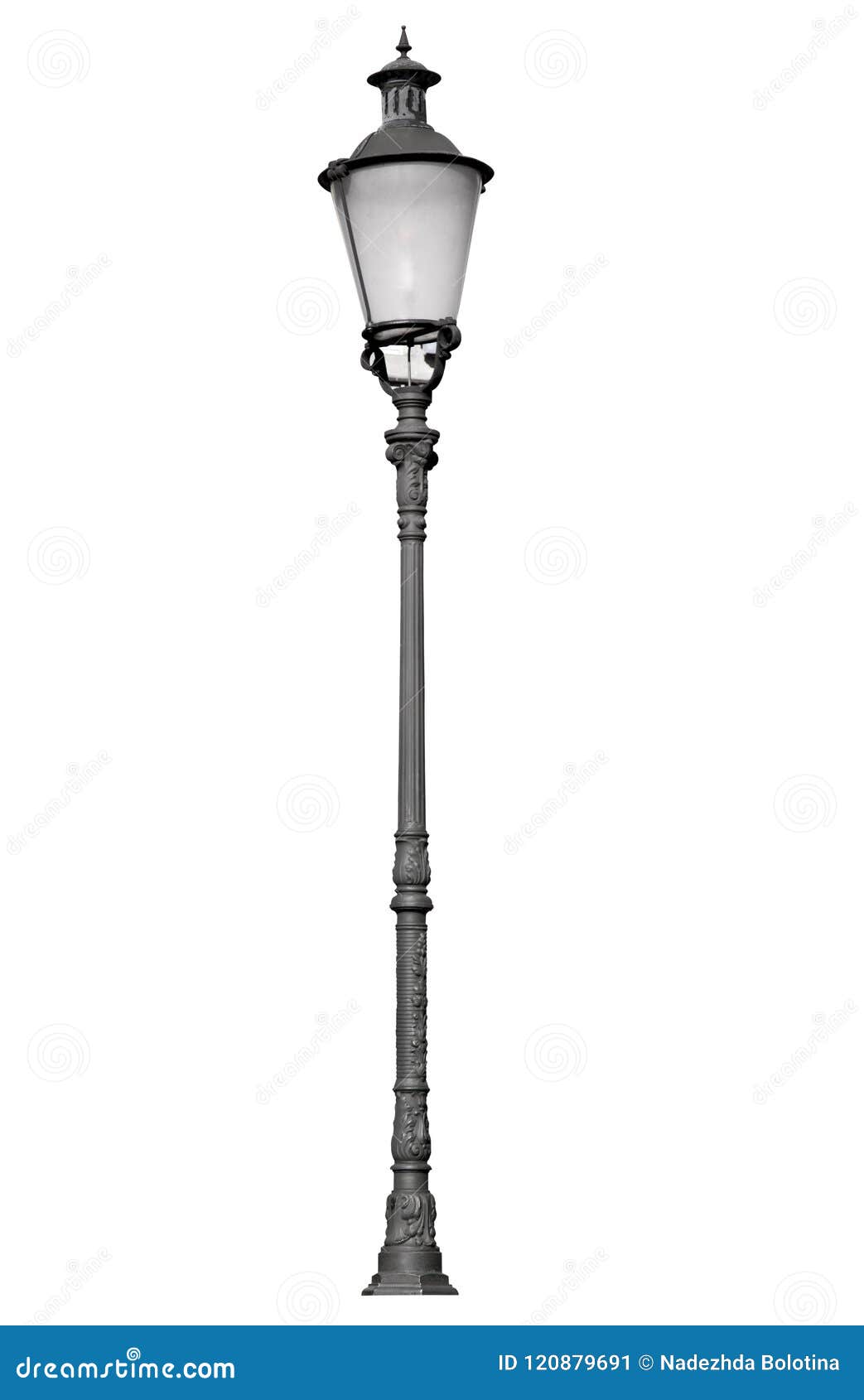 Poste De Luz Da Rua, Isolado Imagem de Stock - Imagem de carrinho ...