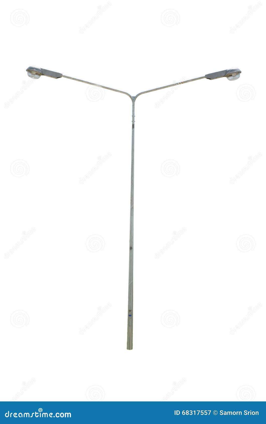 Poste De Luz Da Rua No Fundo Branco Imagem de Stock - Imagem de ...