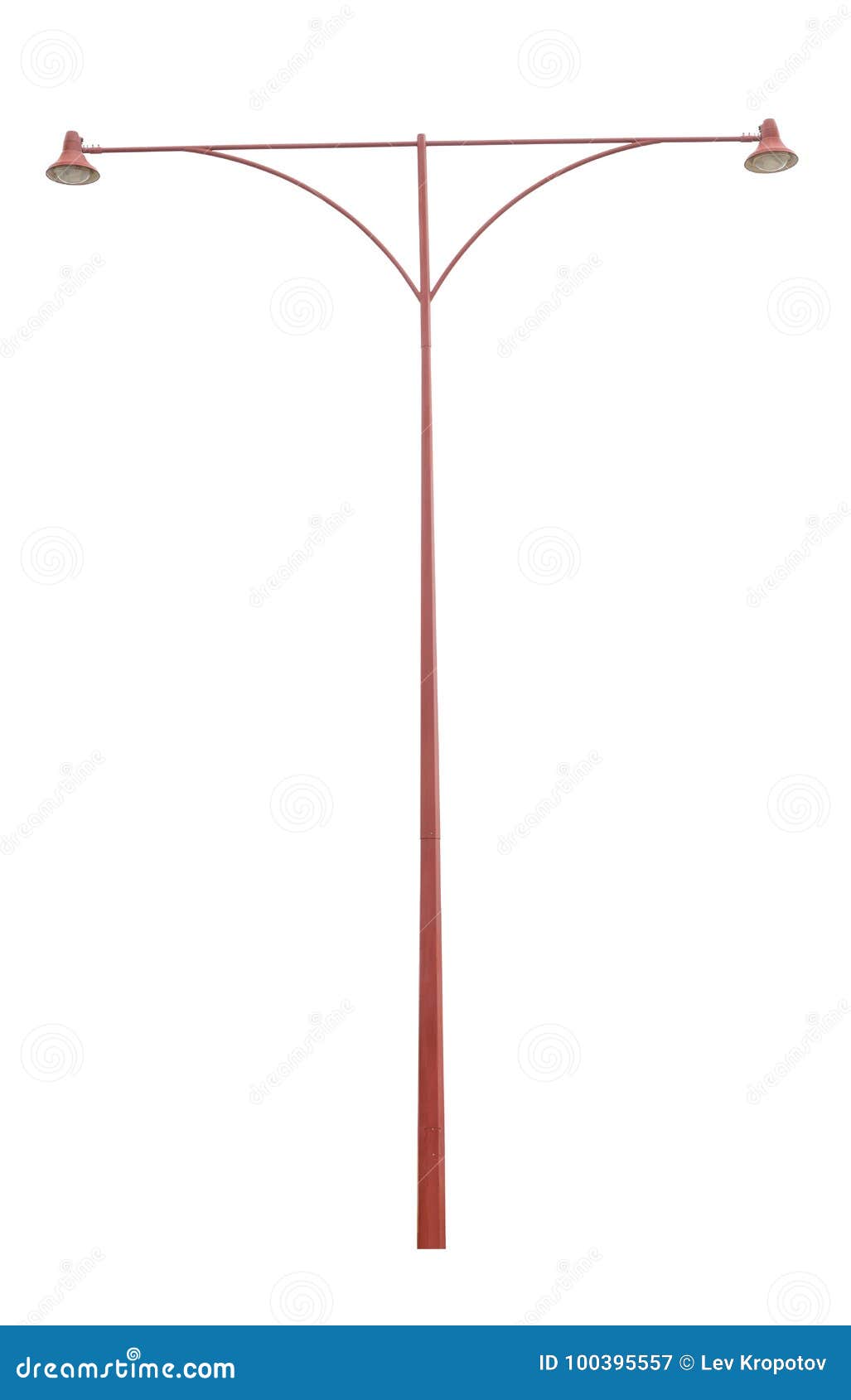 Poste De Luz Vermelho Da Rua Imagem de Stock - Imagem de elegante ...