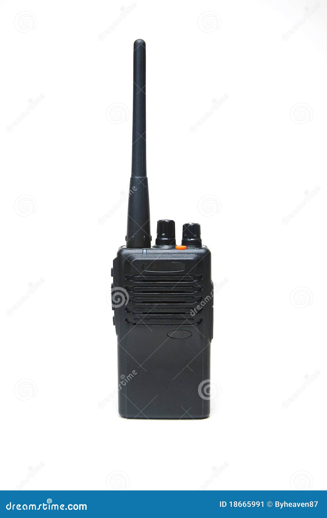 Poste radio portatif image stock. Image du fond, matériel - 18665991