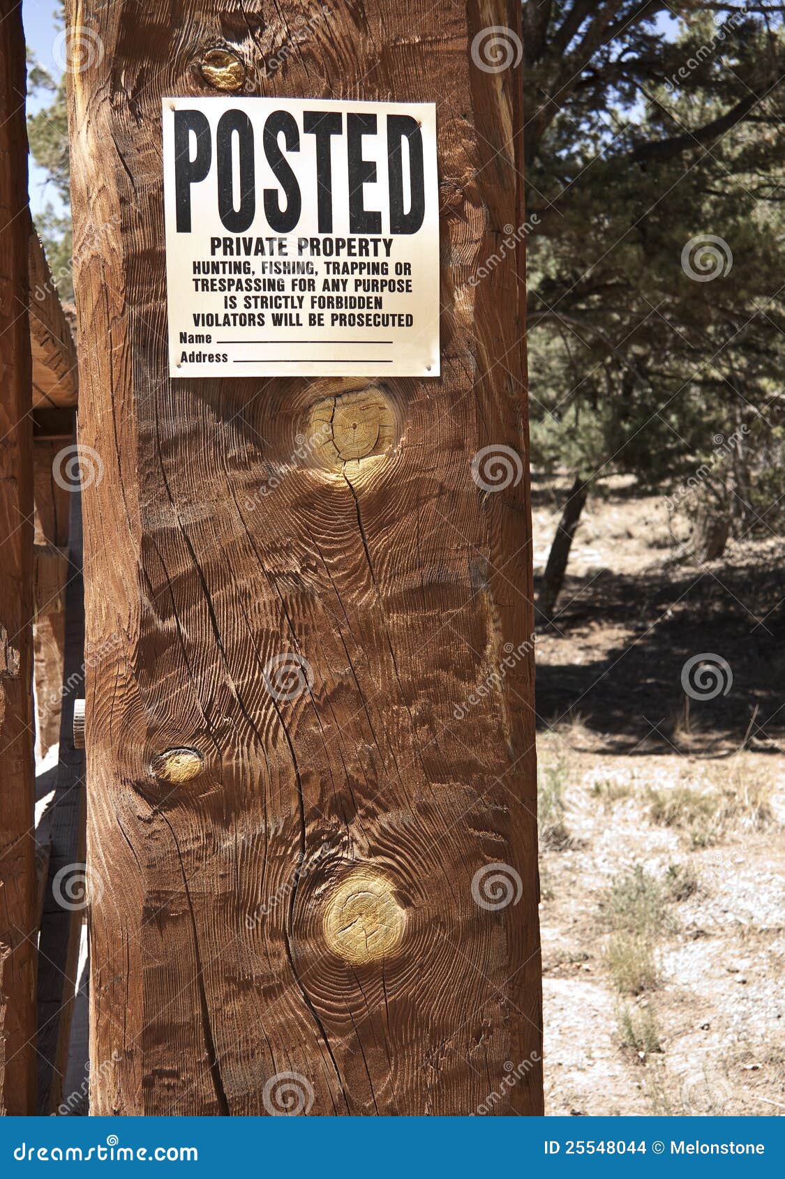 Posted Private Property Sign Stock Photo - Image of land, private: 25548044