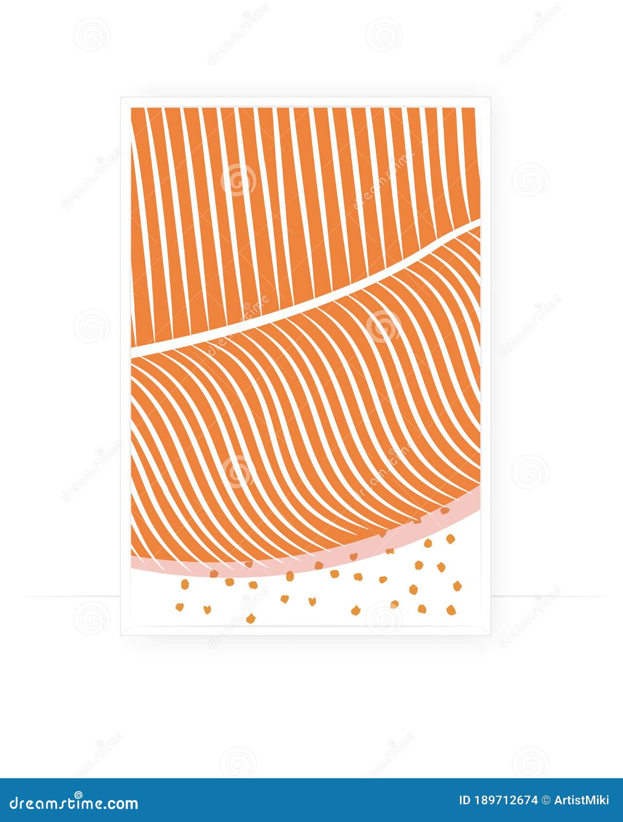 Abstract Poster Design, Vector. Autumn Leaf Structure, Illustration ...