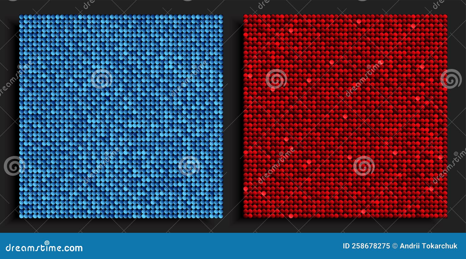 Poster Blue and Red Sequins, Glitters, Sparkle Stock Image - Image of ...