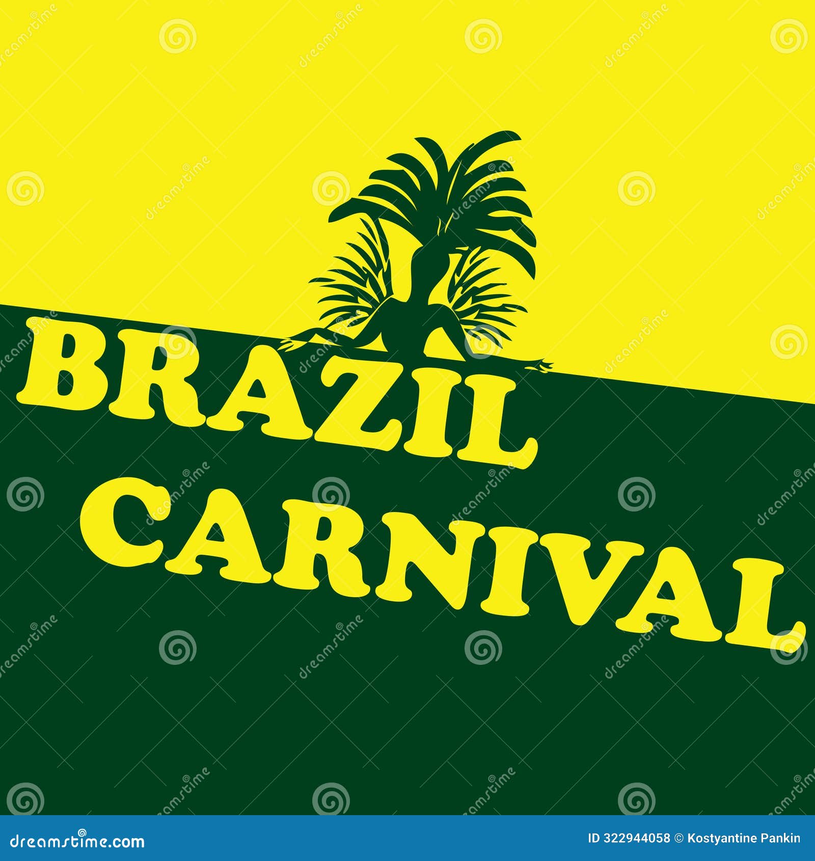 Brazil Carnival Logo Collection, Festival Badges With Traditional ...