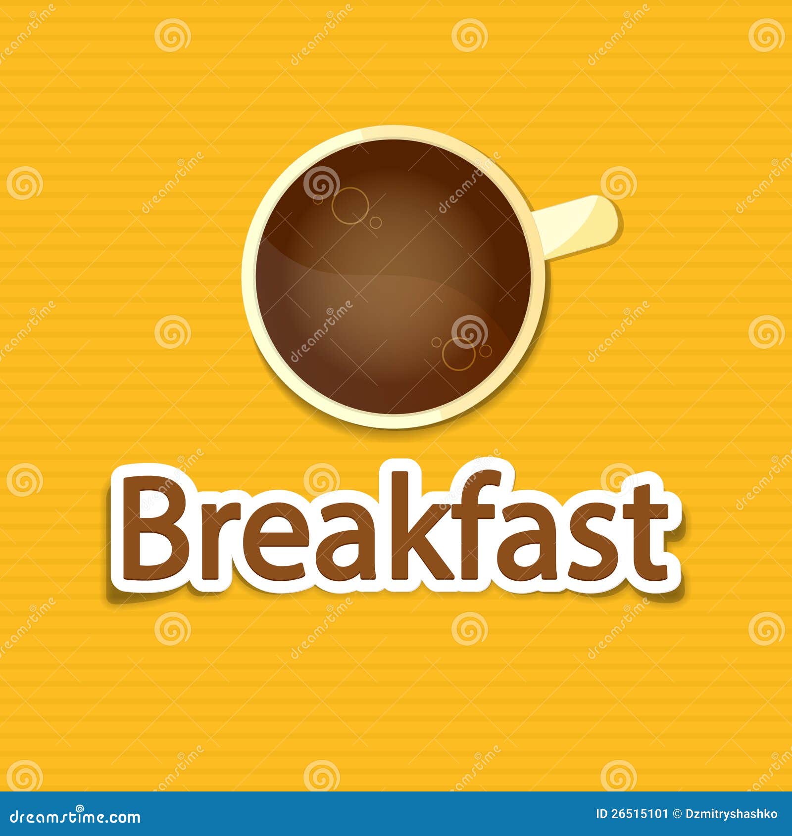 Poster breakfast stock vector. Illustration of advertising - 26515101